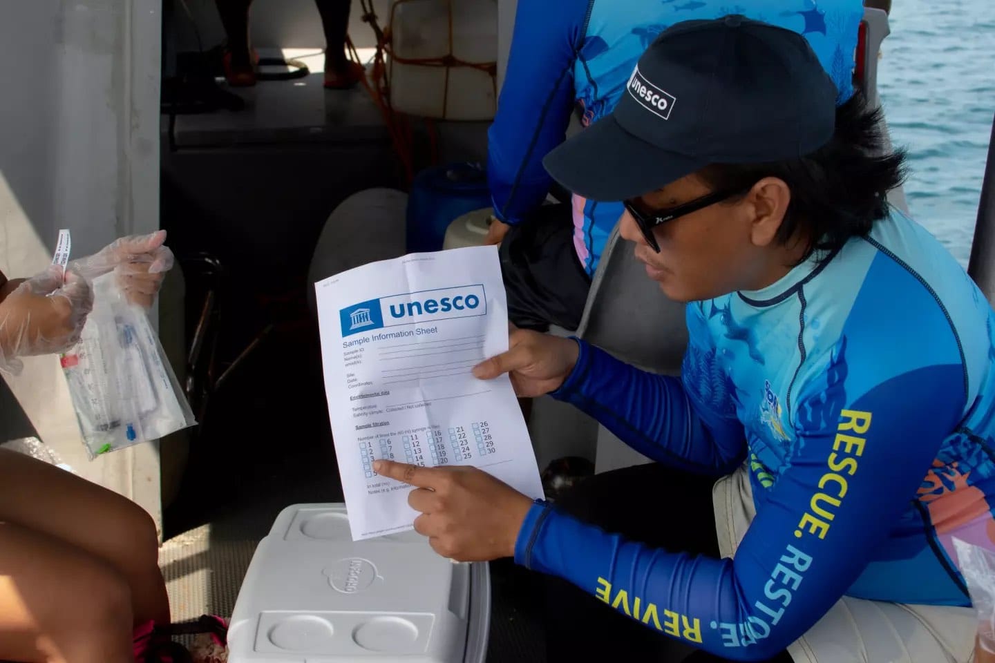 UNESCO EDNA Sampling Tubbataha Reefs Biodiversity Philippines